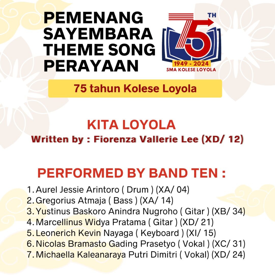 Pemenang Sayembara Desain Logo dan Pembuatan Theme Song 75 Tahun SMA ...